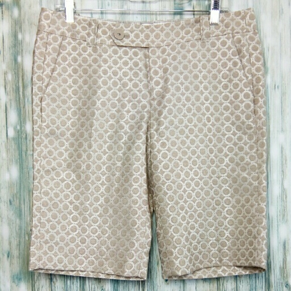 Anthropologie | Shorts | Cartonnier Anthropologie Circle Print Bermuda ...